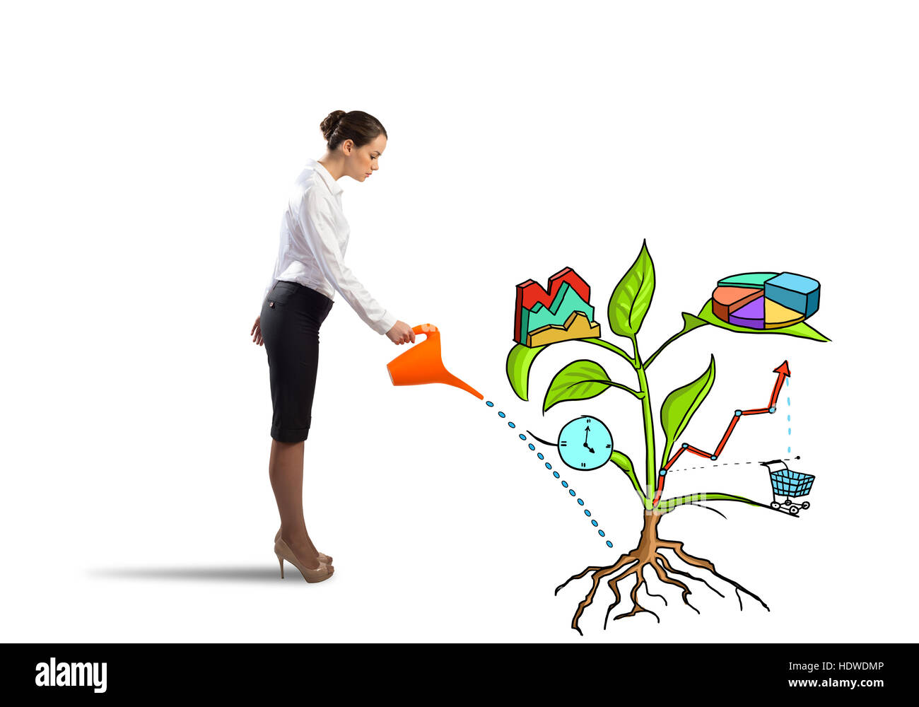 Make your income grow Stock Photo - Alamy