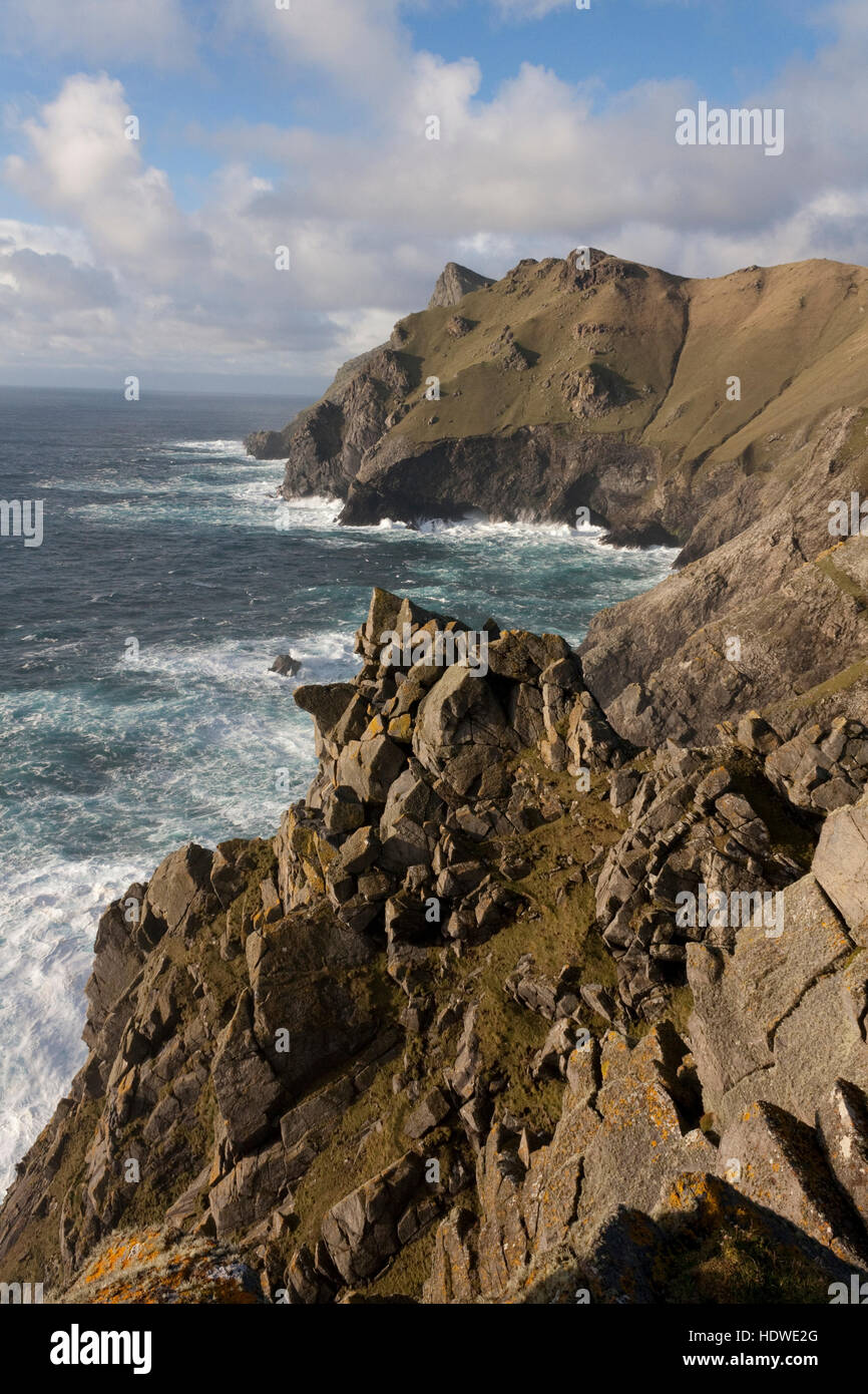 Hirta cliffs hi-res stock photography and images - Alamy