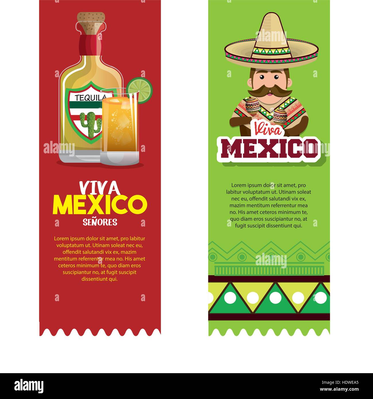 viva mexico poster celebration vector illustration design Stock Vector ...