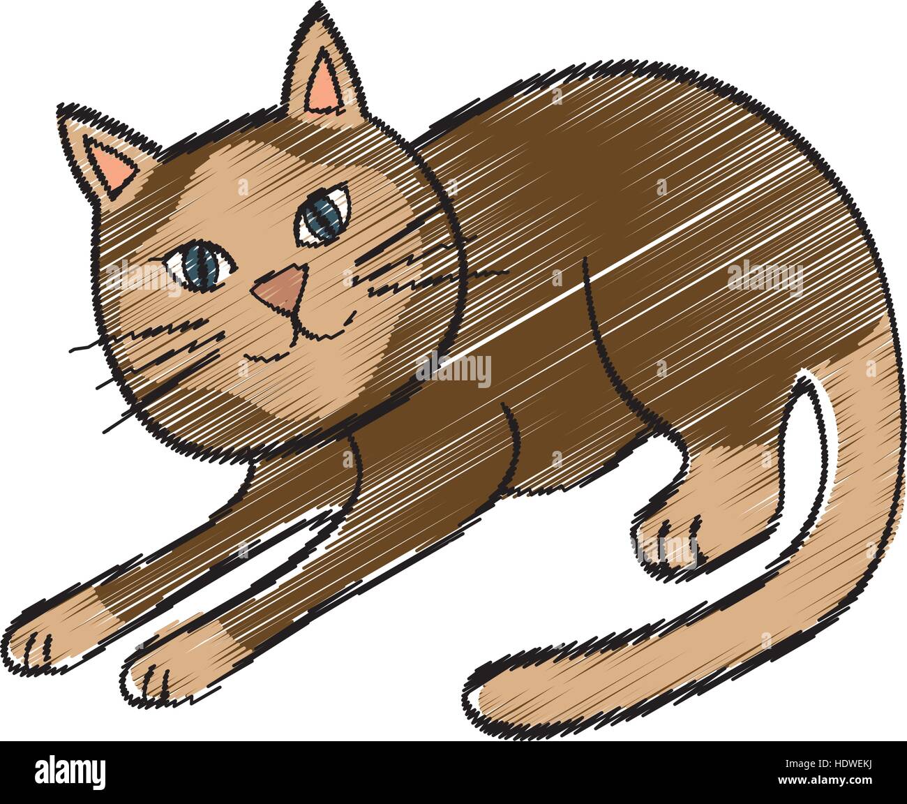 Cute cat cartoon icon vector illustration graphic design Stock Vector ...