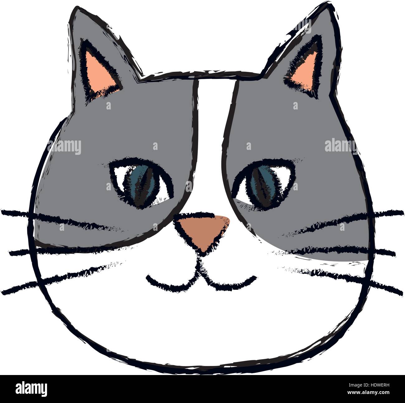 Cute cat cartoon icon vector illustration graphic design Stock Vector ...
