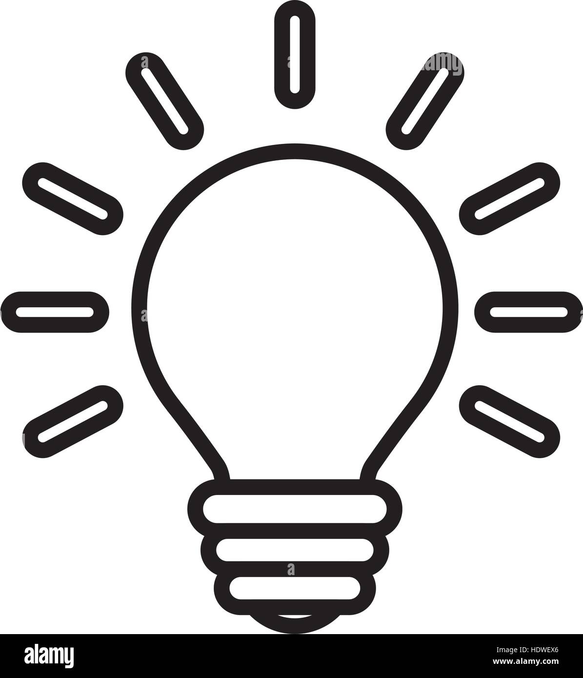 Bulb or big idea symbol icon vector illustration graphic design Stock ...