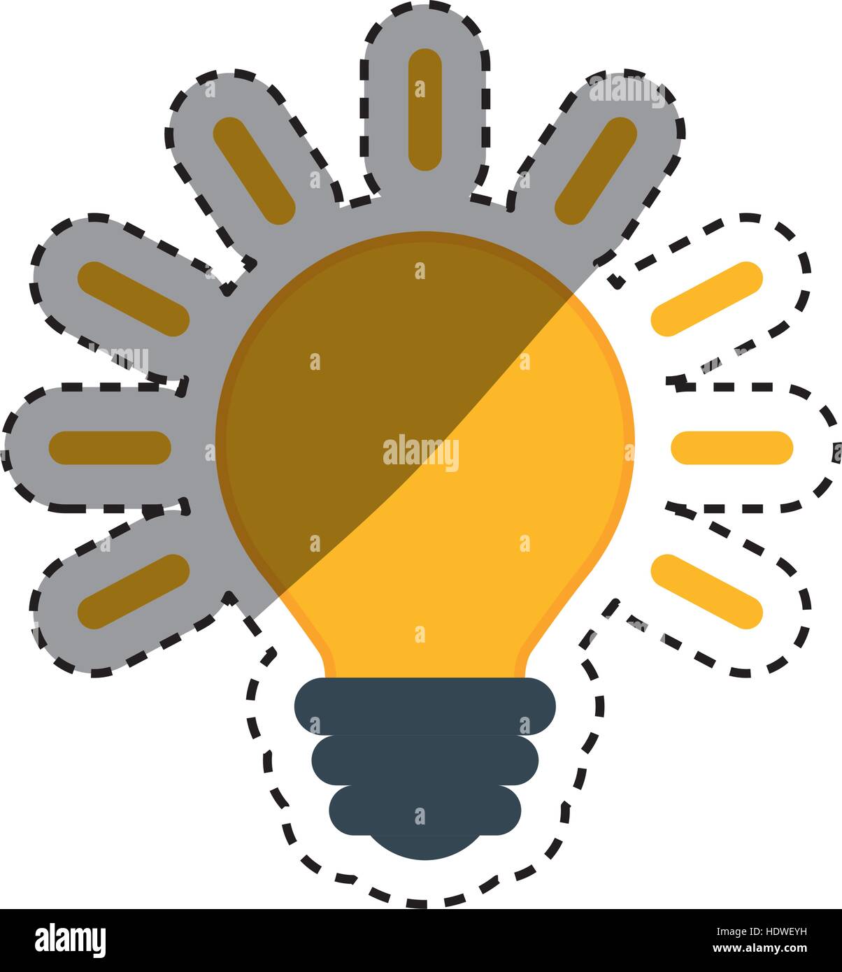 Bulb or big idea symbol icon vector illustration graphic design Stock ...