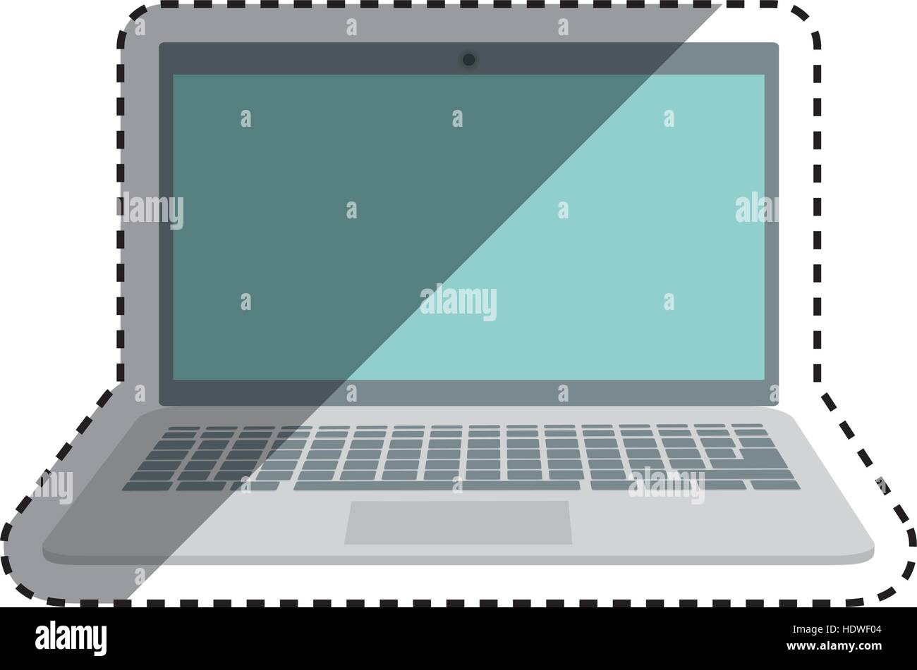 Laptop computer technology icon vector illustration graphic design ...