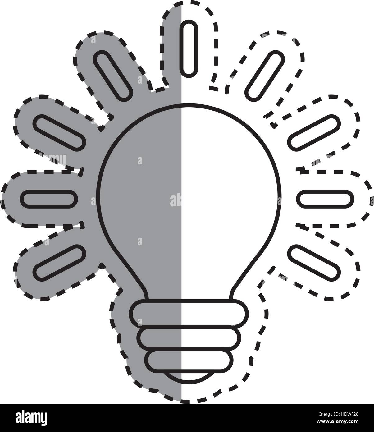 Bulb or big idea symbol icon vector illustration graphic design Stock ...