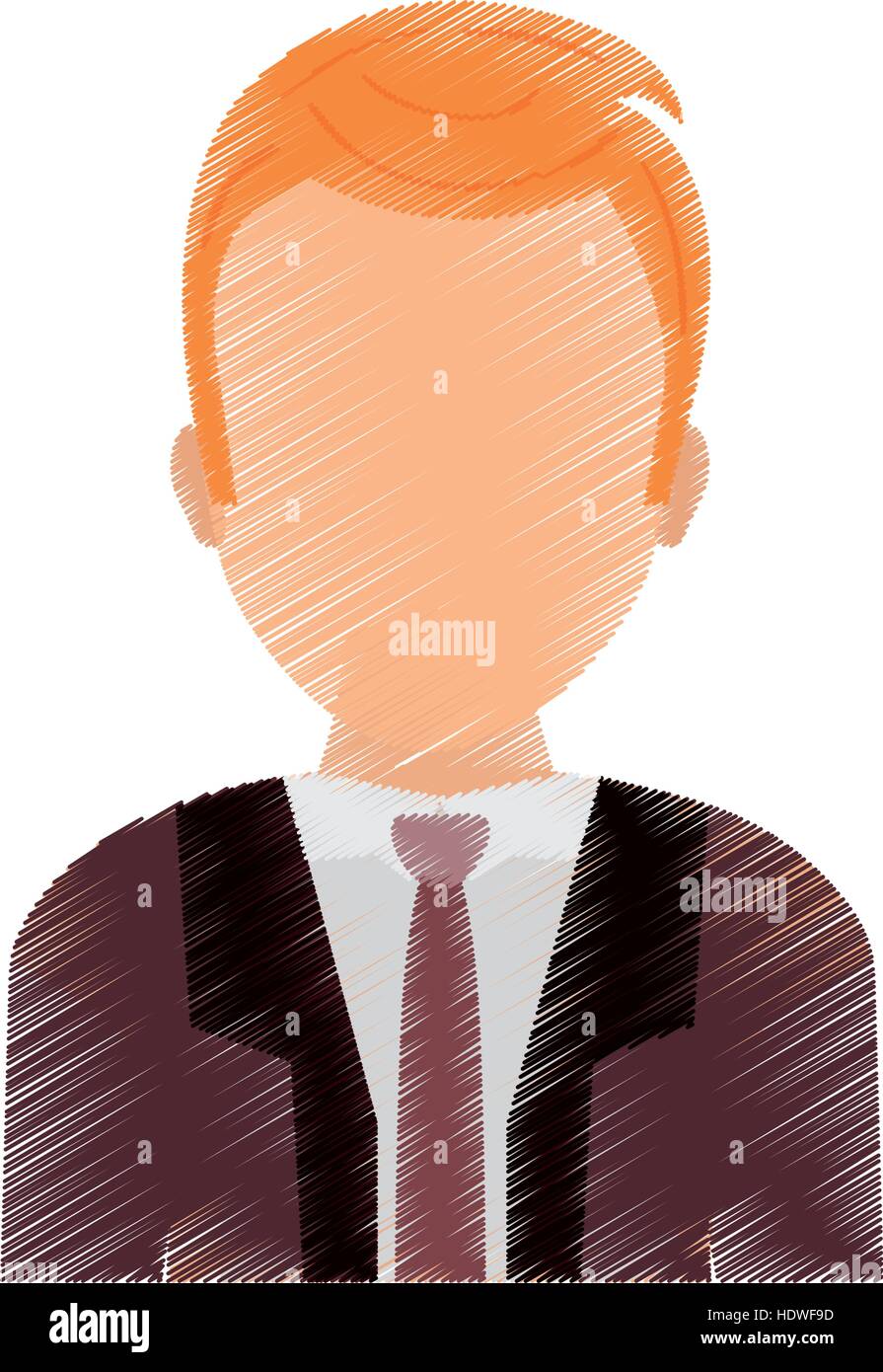 Businessman faceless profile icon vector illustration graphic design ...