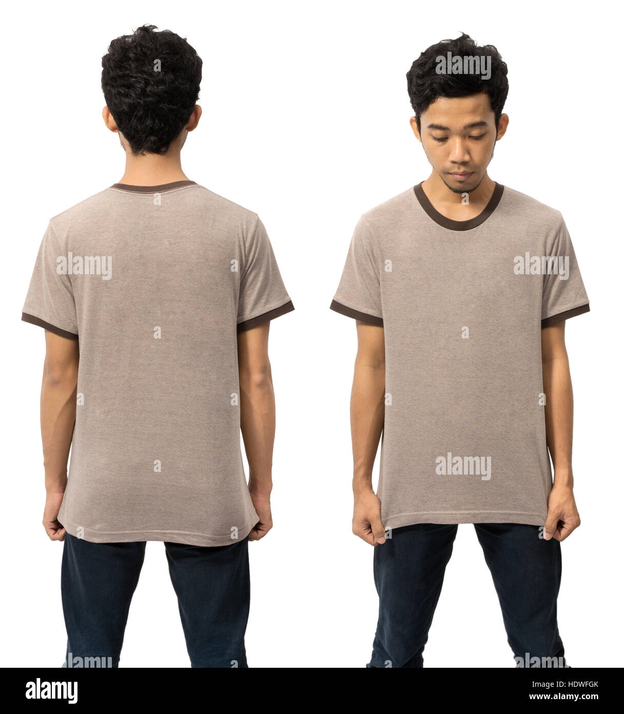Tshirt front and back hi-res stock photography and images - Alamy