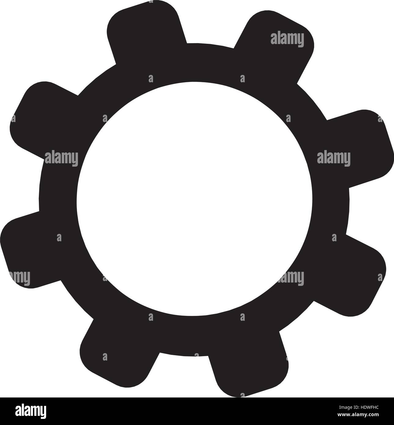 Isolated gear draw icon vector illustration graphic design Stock Vector ...