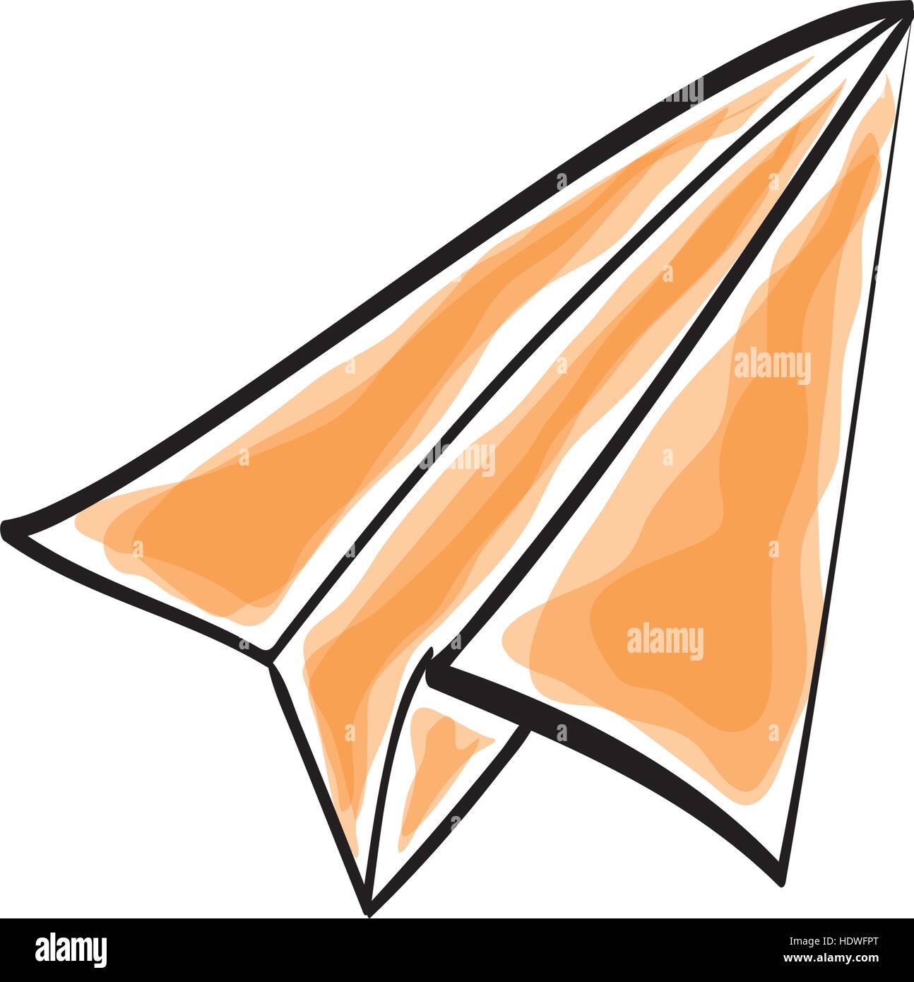 Paper plane origami icon vector illustration graphic design Stock ...