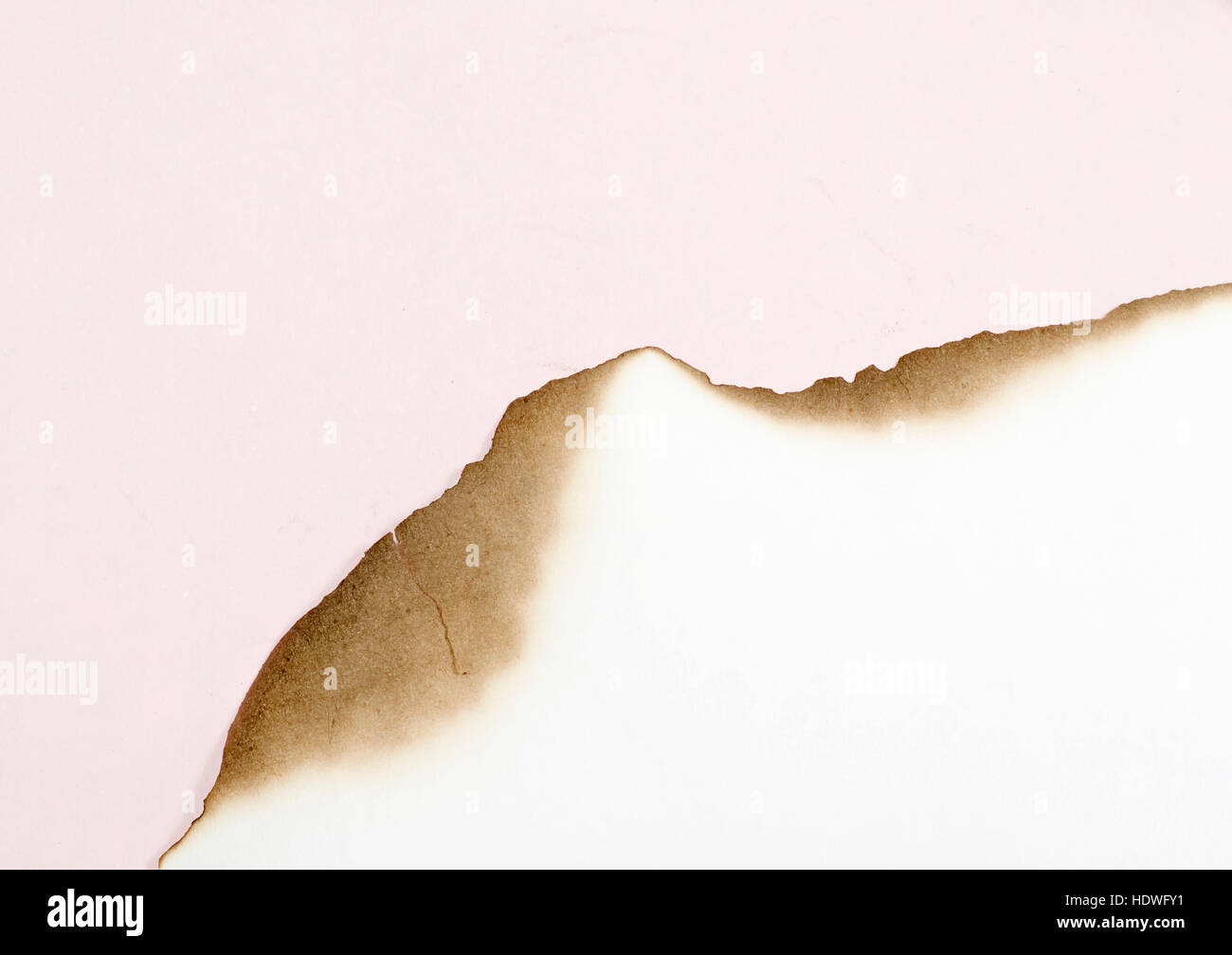 Burned white paper and red paper as background. You can write your ...