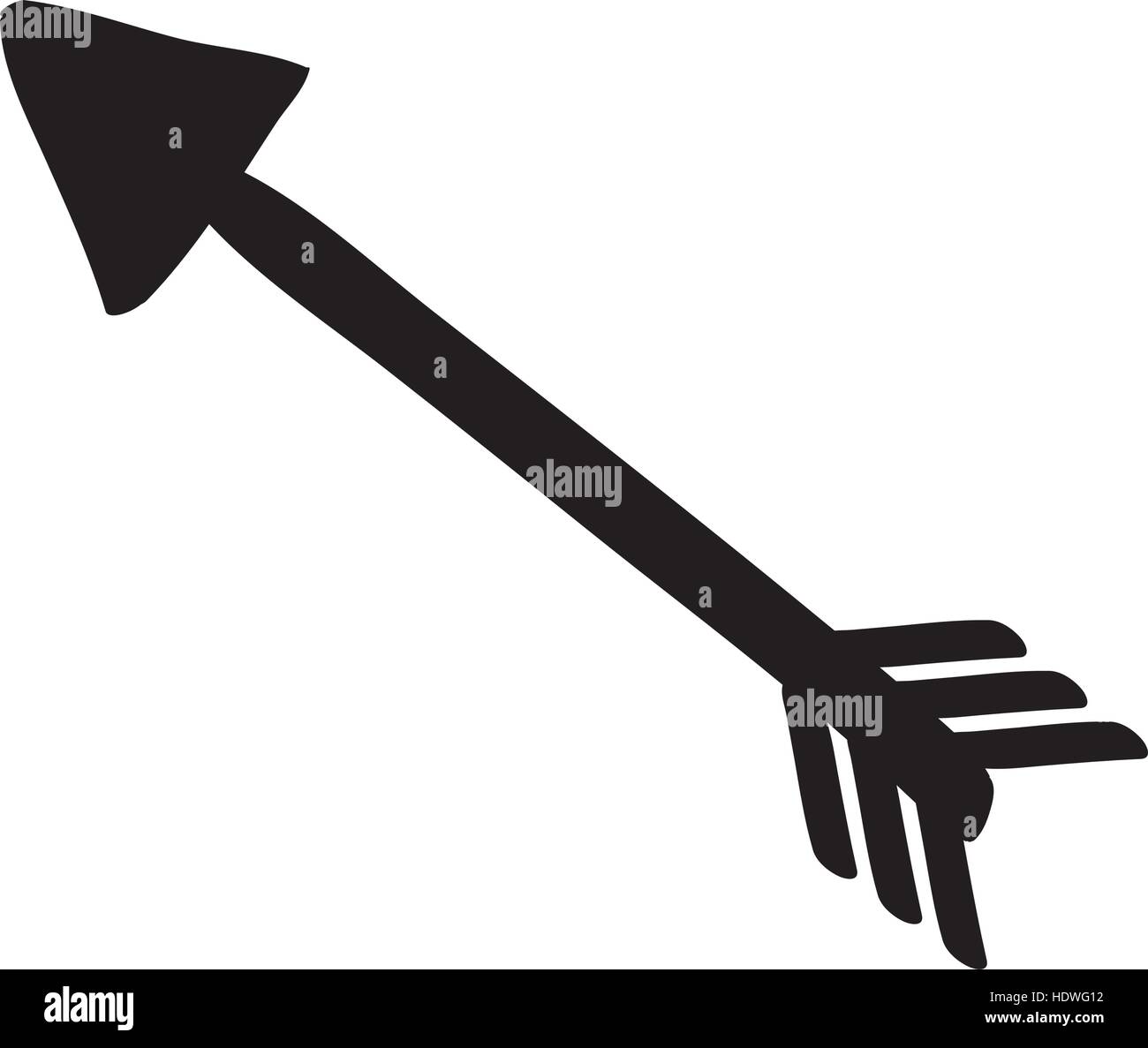 Isolated bow arrow icon vector illustration graphic design Stock Vector ...