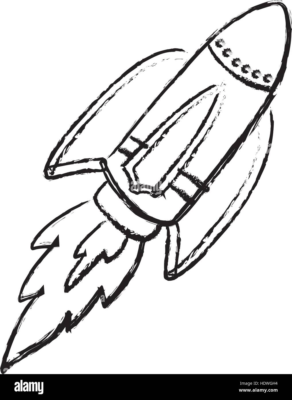 Nasa Rocketship Drawing