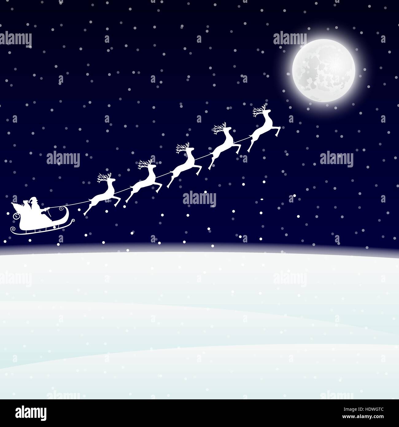 Santa claus full presents Stock Vector Images - Alamy