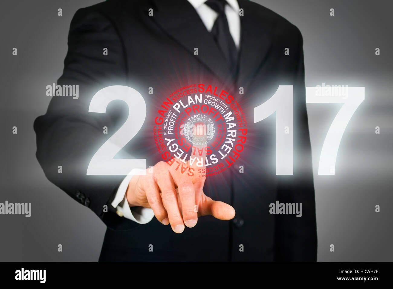 Business target concept hand hi-res stock photography and images - Alamy