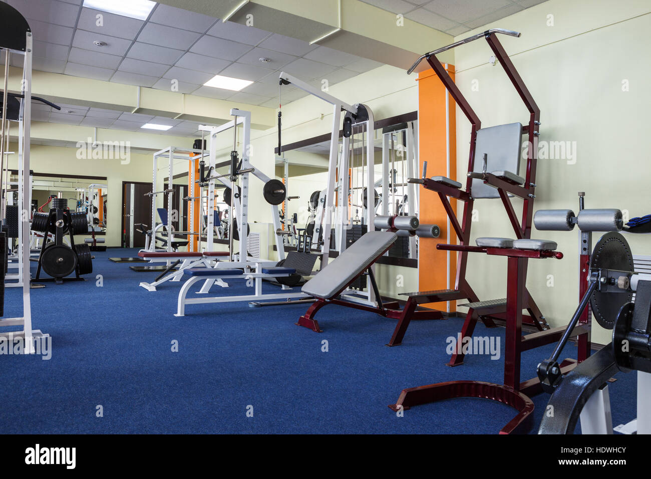 a modern gym for training Stock Photo - Alamy