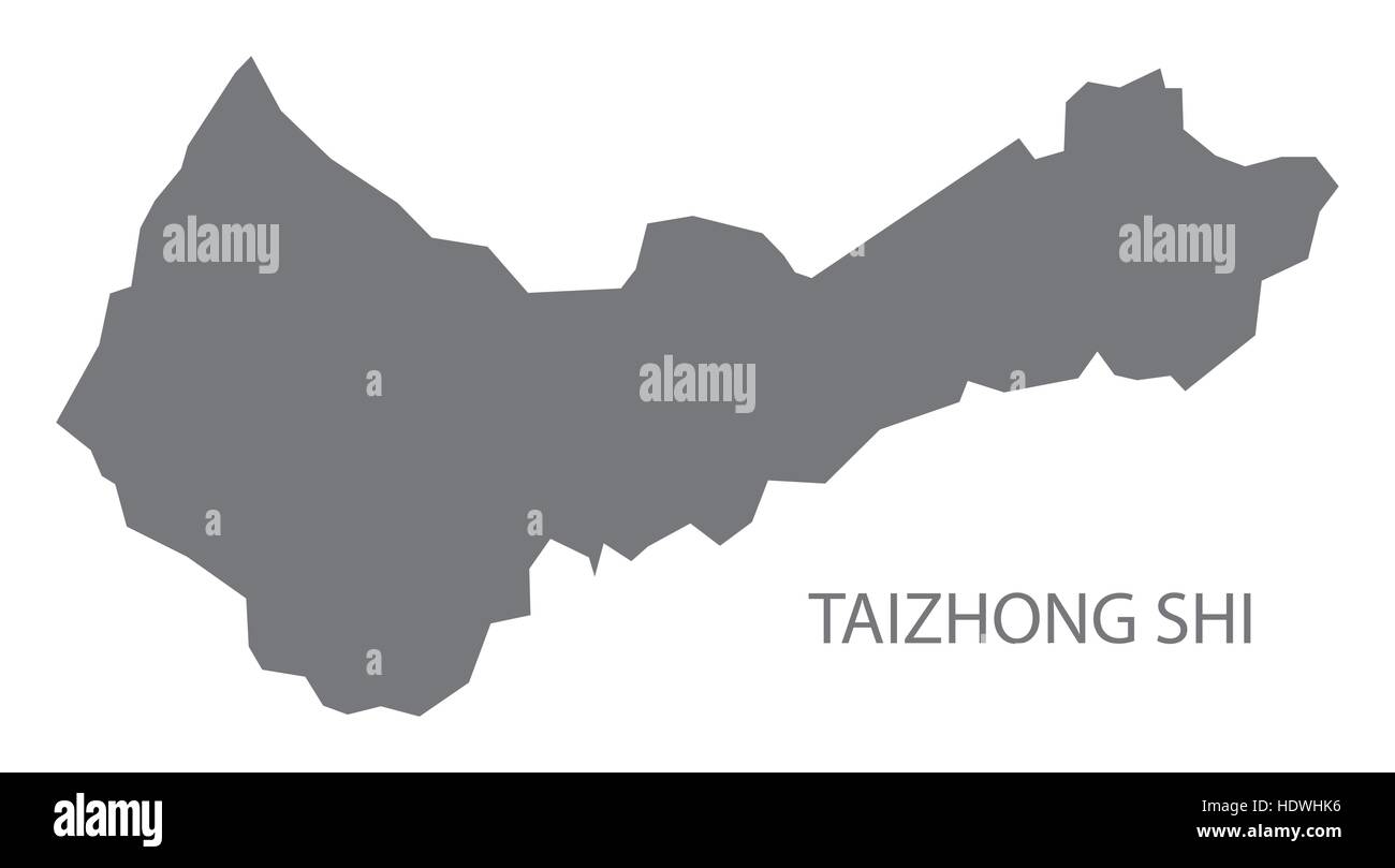 Taizhong shi taiwan map hi-res stock photography and images - Alamy