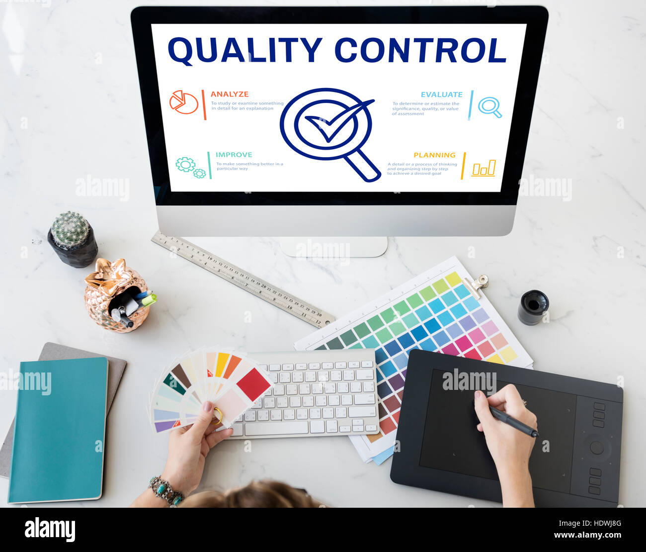 Quality Control Check Product Concept Stock Photo - Alamy