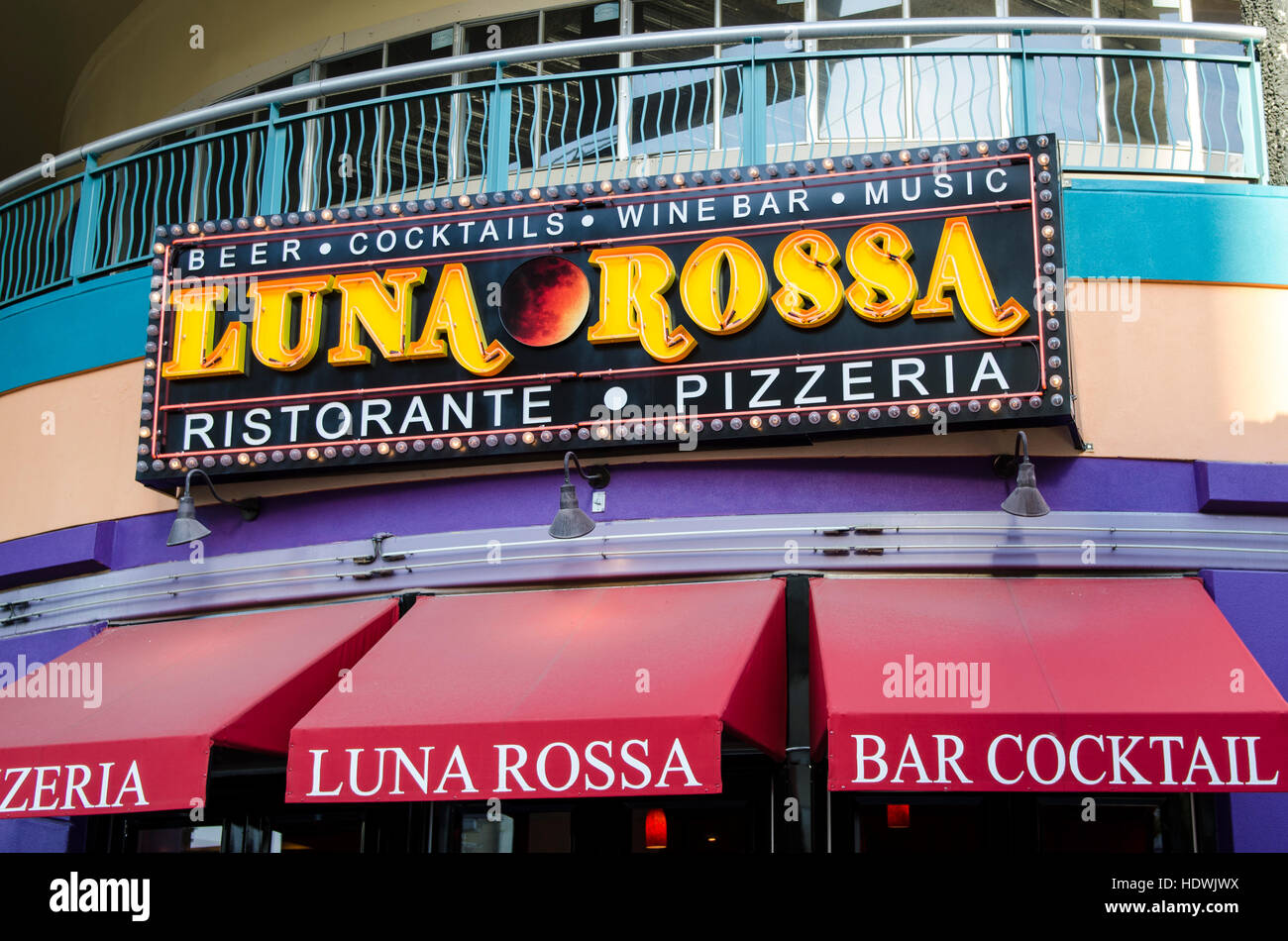 Restaurant in downtown Las Vegas, Nevada Stock Photo - Alamy