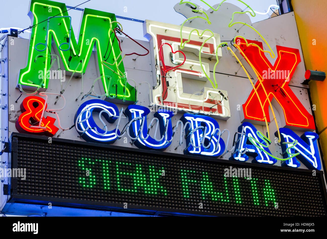 Cuban eatery sign hi-res stock photography and images - Alamy