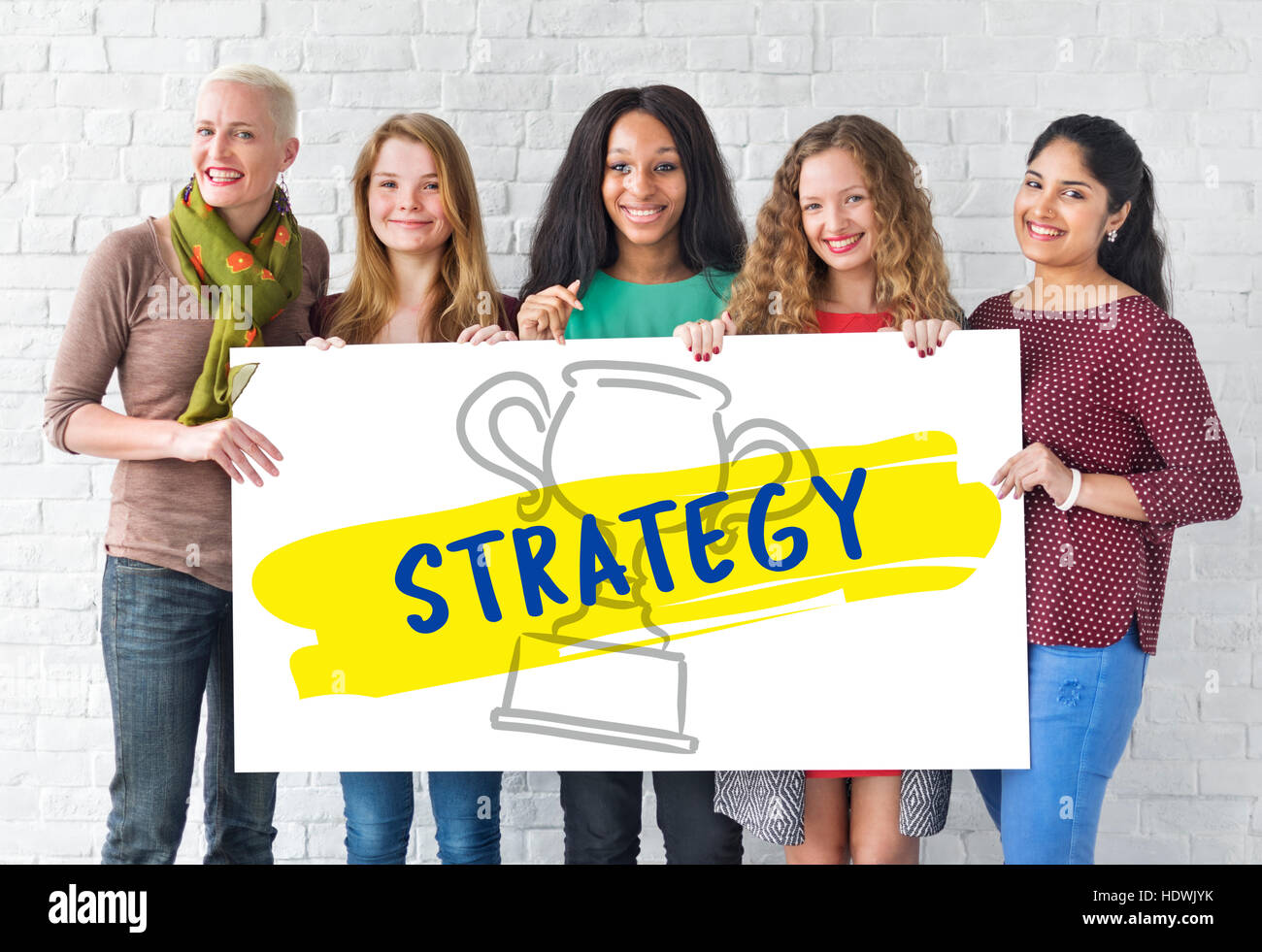 SUccess Award Trophy Graphic Concept Stock Photo - Alamy