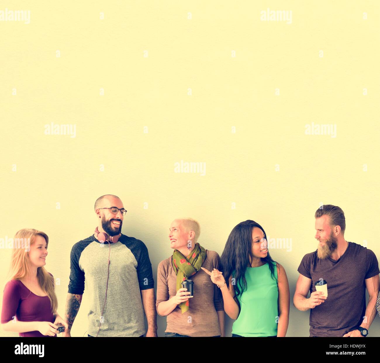 Diverse Group of People Community Togetherness Concept Stock Photo - Alamy