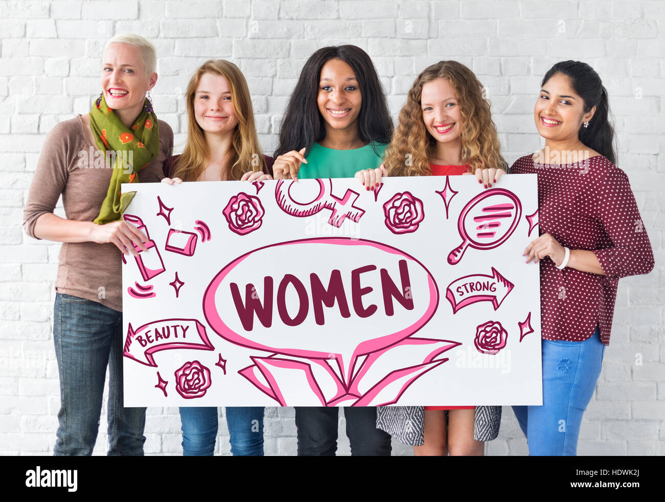 Strong woman icon hi-res stock photography and images - Alamy