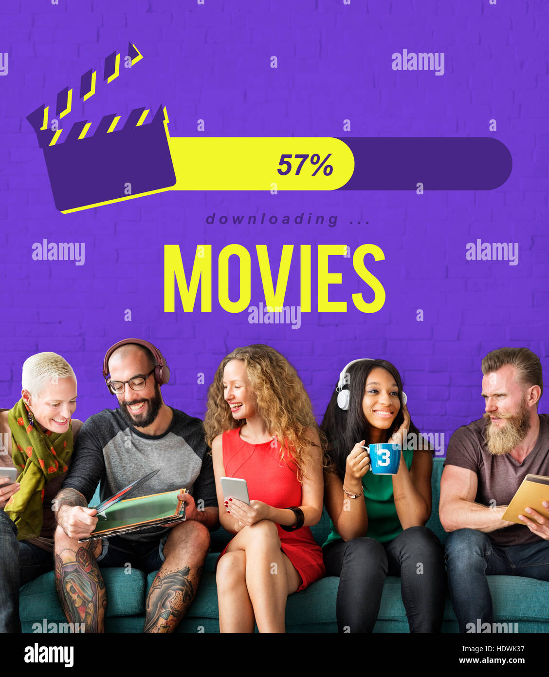 Entertainment Multimedia Theatre Movies Concept Stock Photo - Alamy