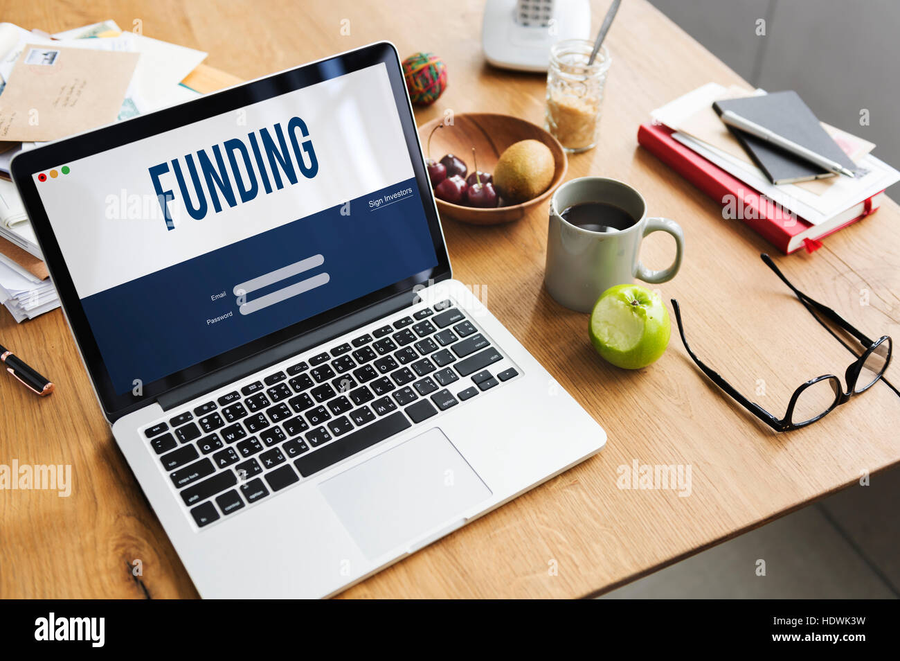 Funding Donation Budget Invest Banking Money Concept Stock Photo - Alamy