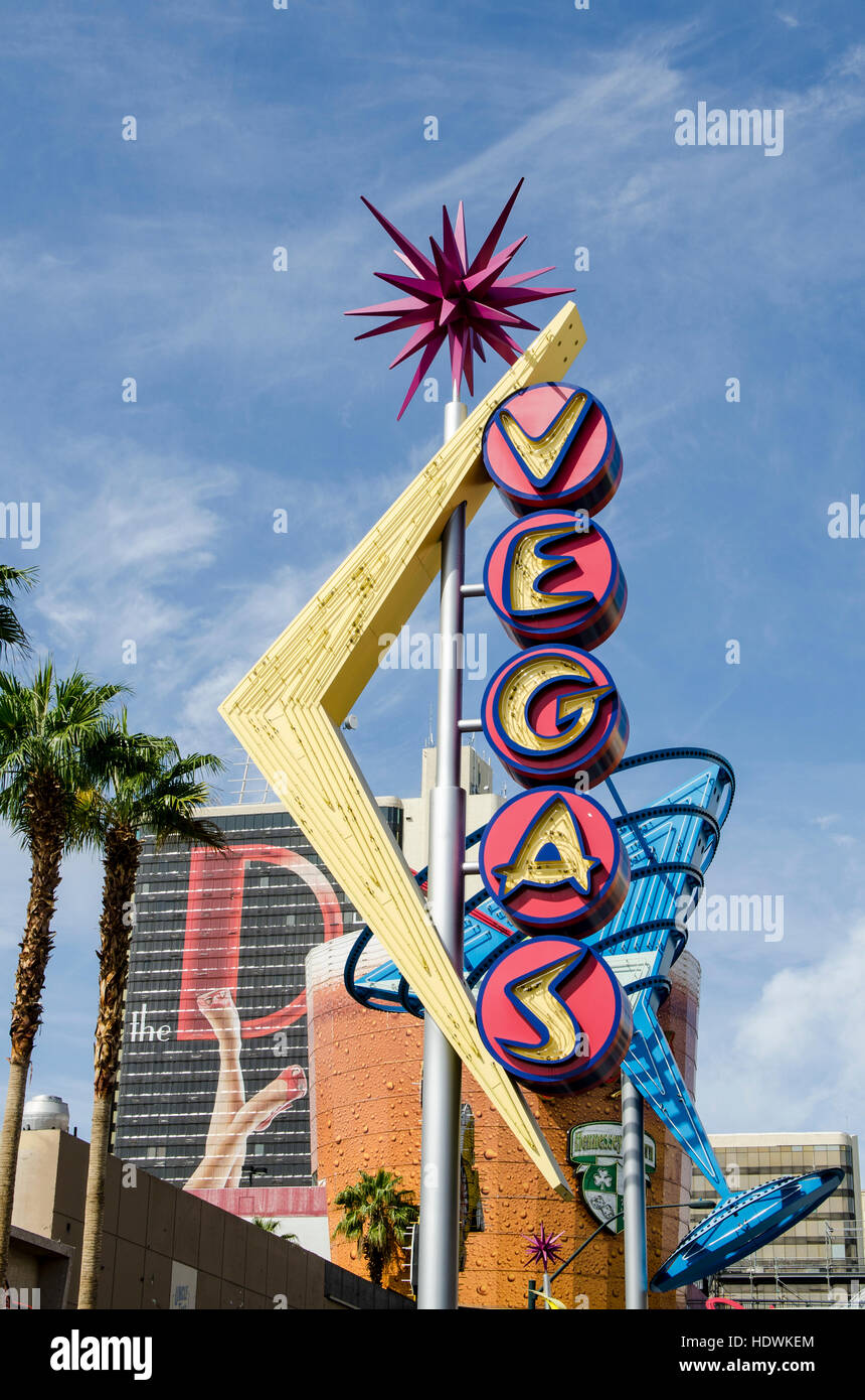 Oscar’s Neon Martini Glass and Vegas neon signs, Fremont Street, Neon ...