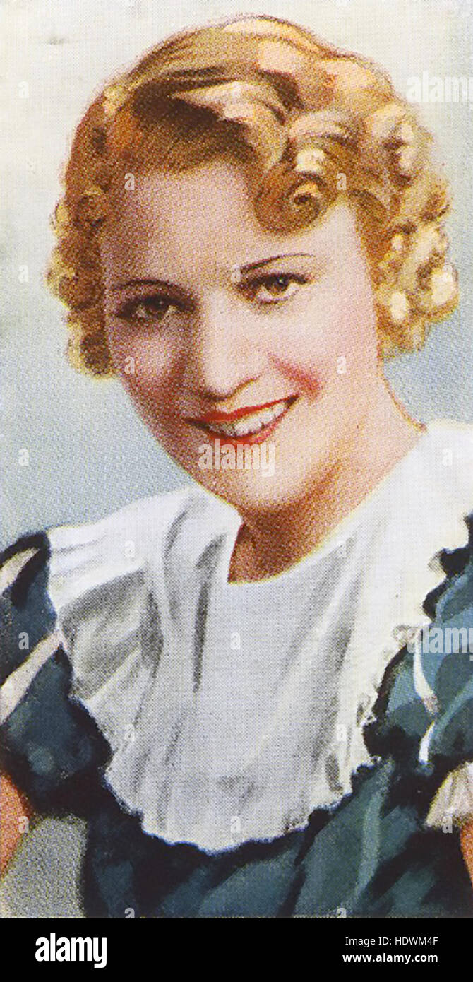 ELSIE CARLISLE (1896-1977) English singer on a 1935 cigarette card ...