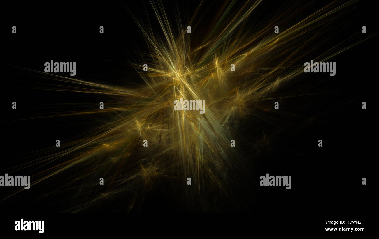 Gold yellow straw explosion abstract background Stock Photo - Alamy