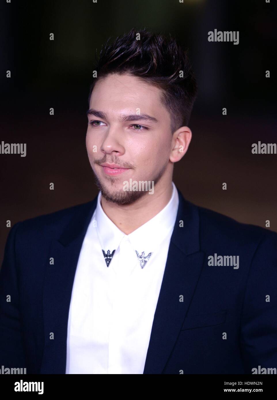 Matt Terry arriving at the Sun Military Awards, at the Guildhall ...