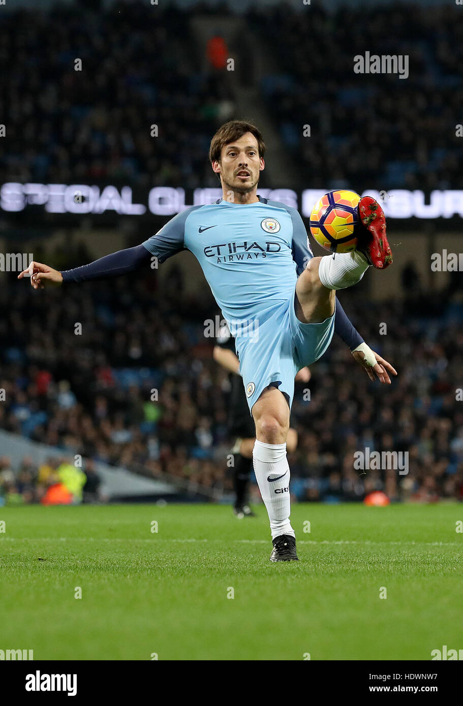 Manchester City's David Silva during the Premier League match at the ...