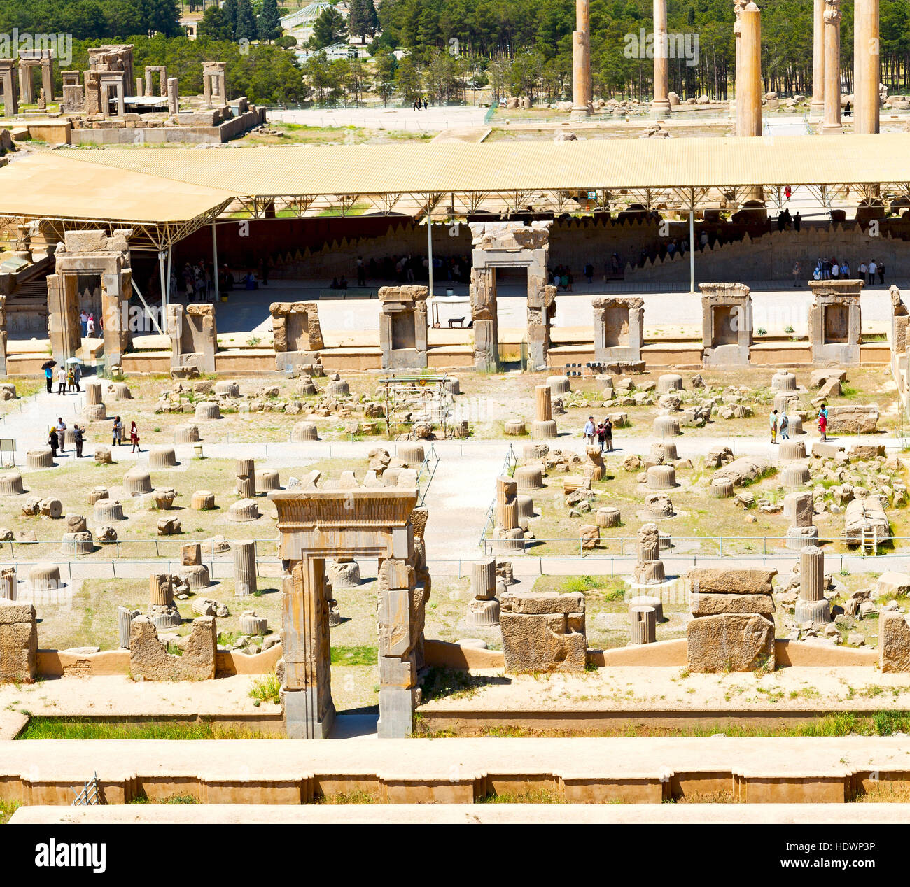 in iran persepolis the old ruins historical destination monuments and ...