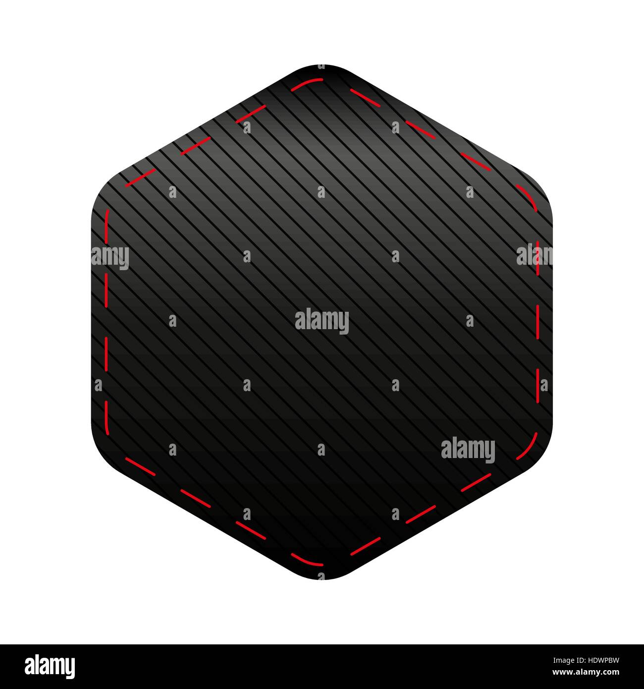 Empty Hexagon patch sticker vector Stock Vector Image & Art - Alamy