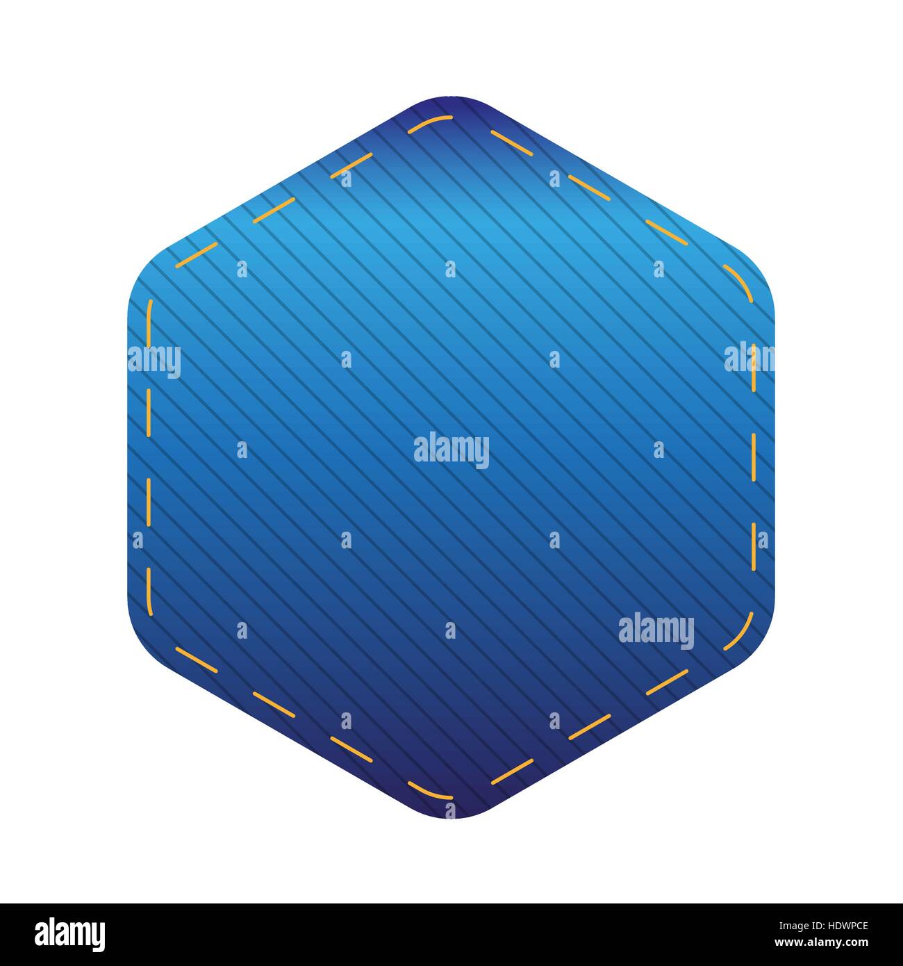 Blank blue tag string Stock Vector Images - Alamy