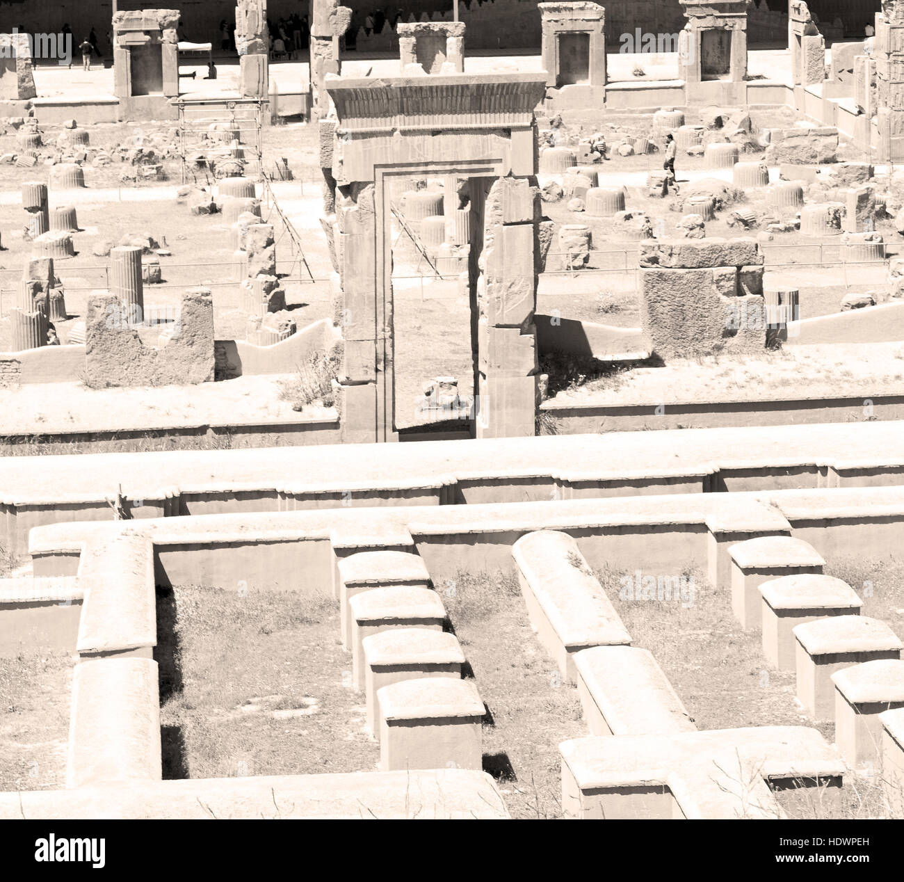 in iran persepolis the old ruins historical destination monuments and ...
