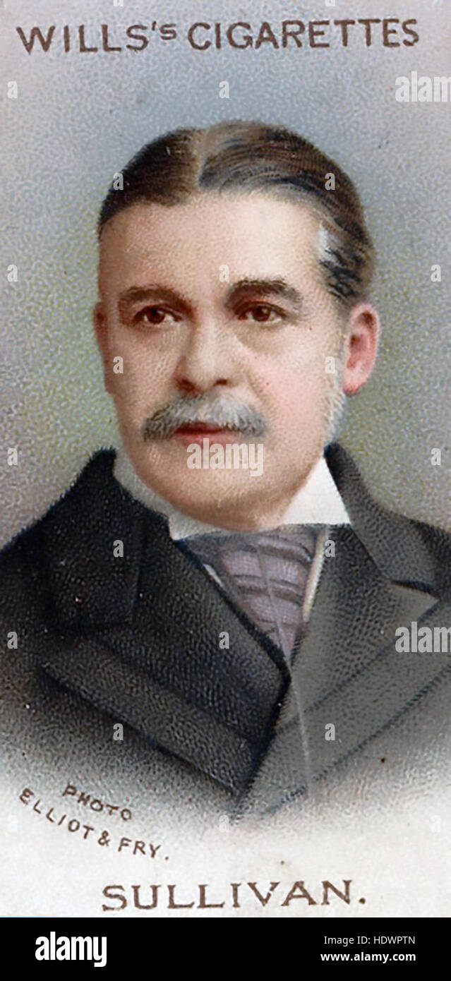 ARTHUR SULLIVAN (1842-1900) English composer on a Will's cigarette card ...