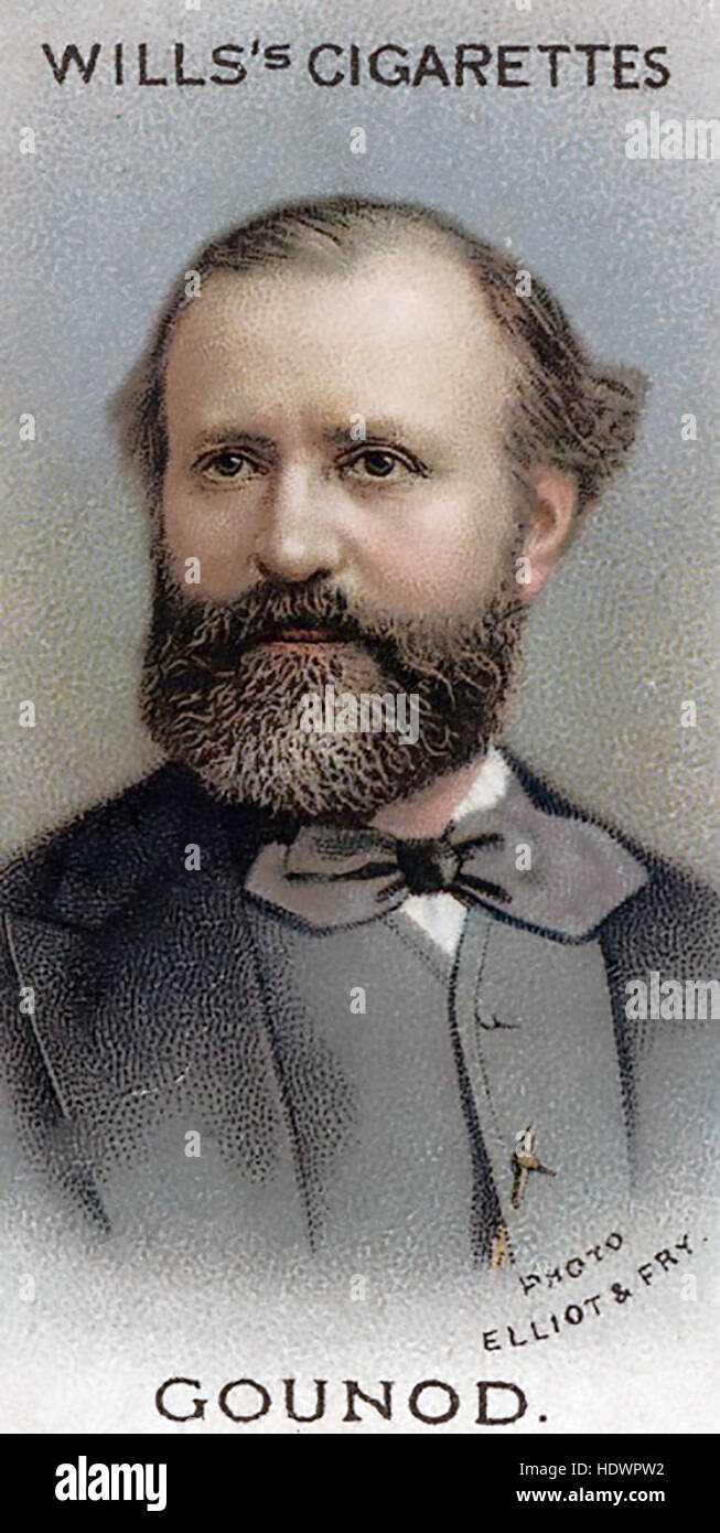 CHARLES GOUNOD (1818-1893) French composer on a Will's cigarette card ...