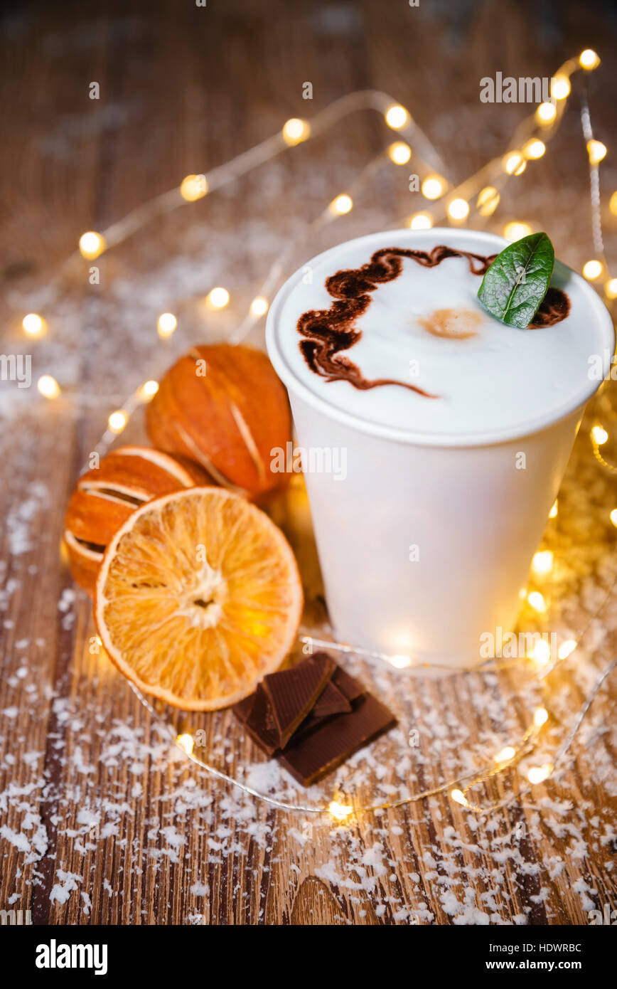 Coffee cocktail with chocolate Stock Photo - Alamy
