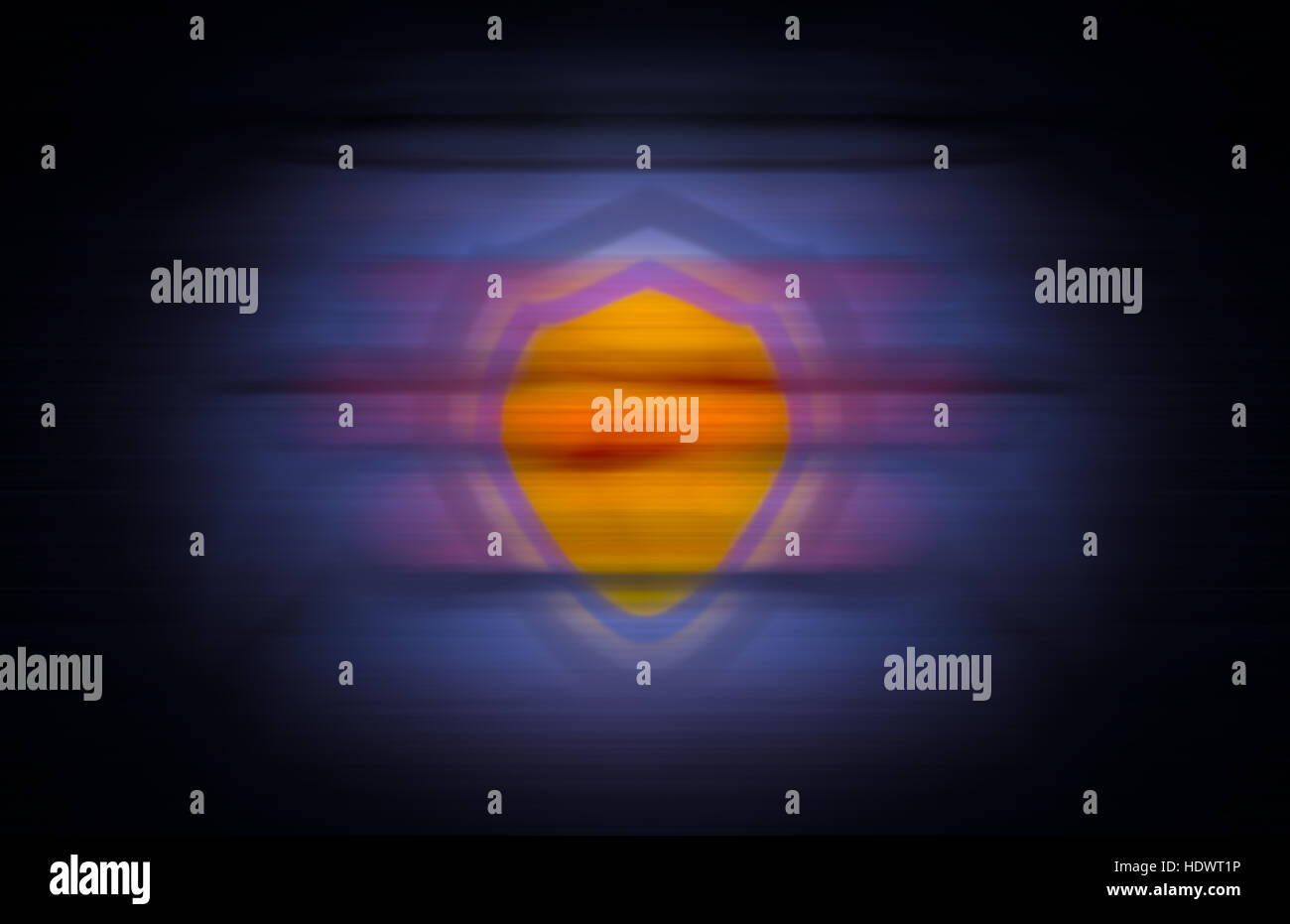 empty colorful shield merged on beautiful cinematic colorful background ...