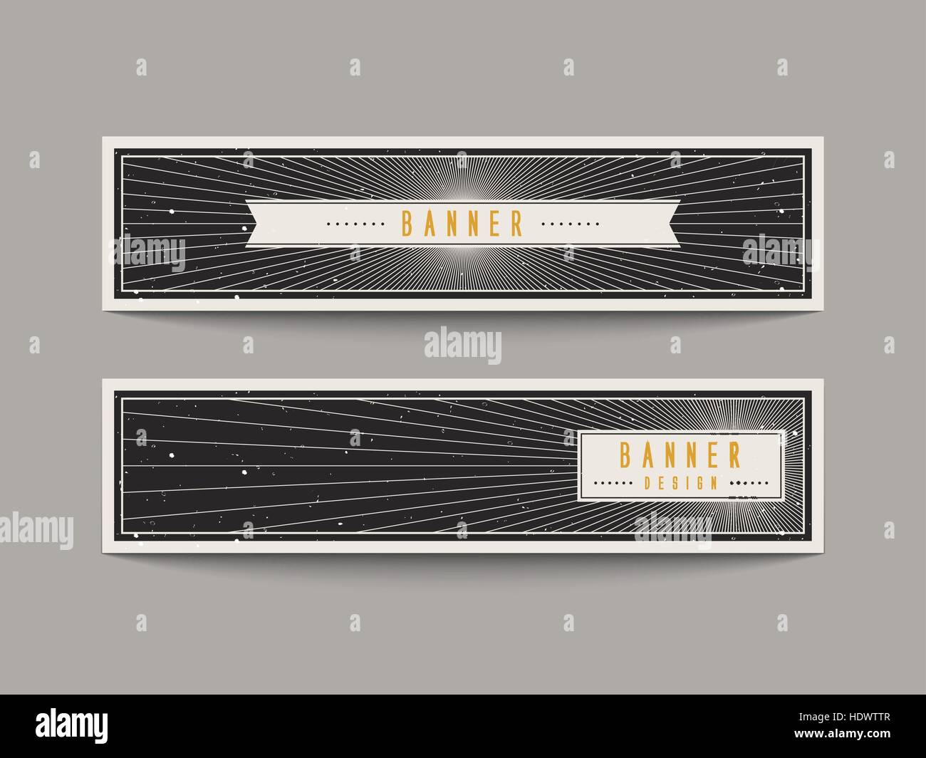 trendy geometric element banners set isolated on grey Stock Vector ...