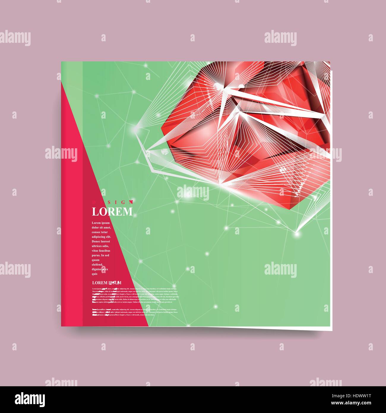 gorgeous book cover template design with exquisite diamond elements ...