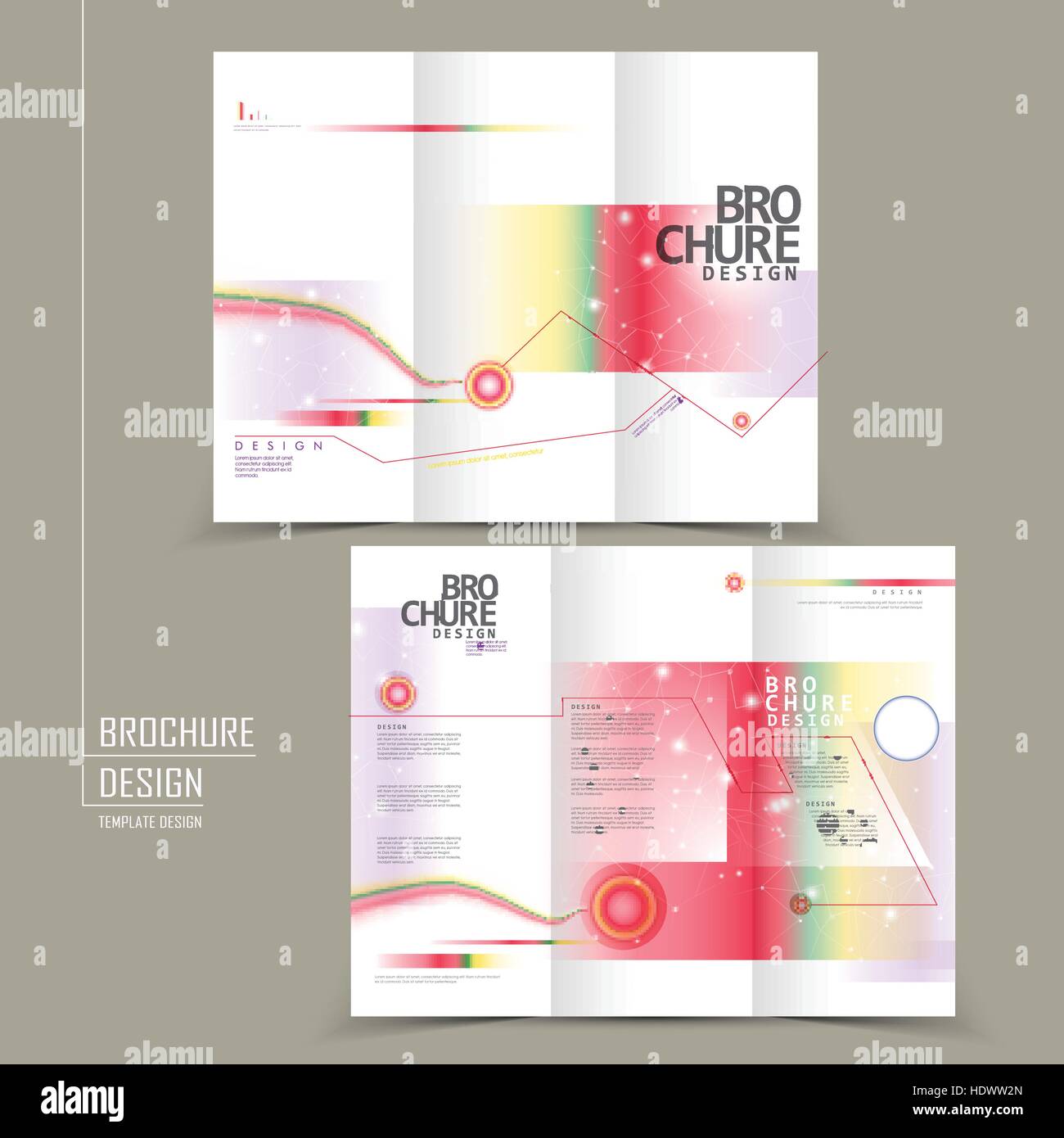 Polygonal folded paper design hi-res stock photography and images - Alamy