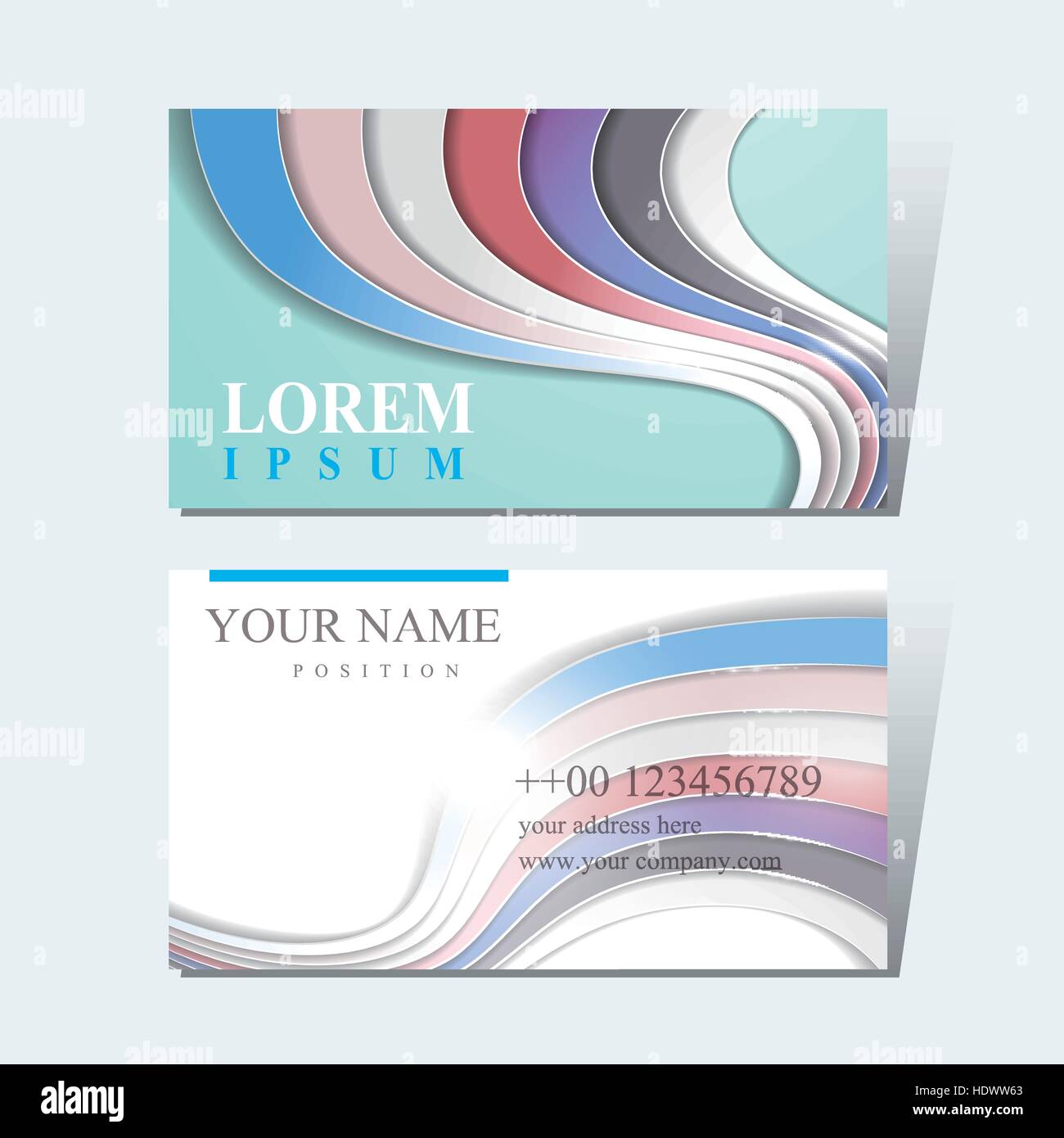 Wave Vector Business Cards