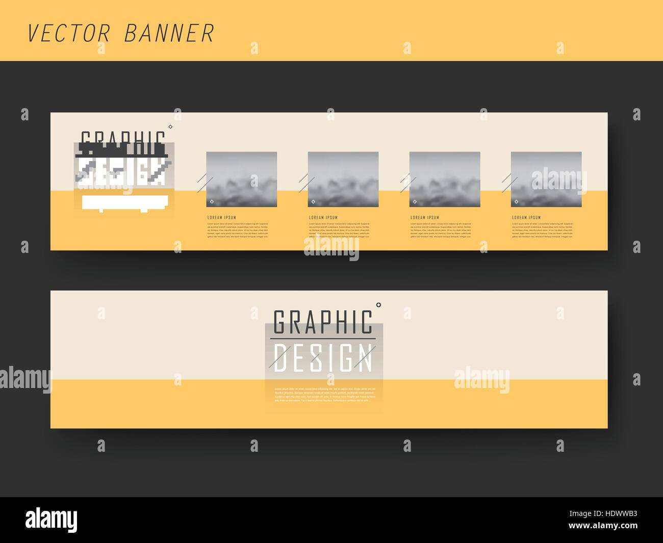 Yellow scenery Stock Vector Images - Alamy
