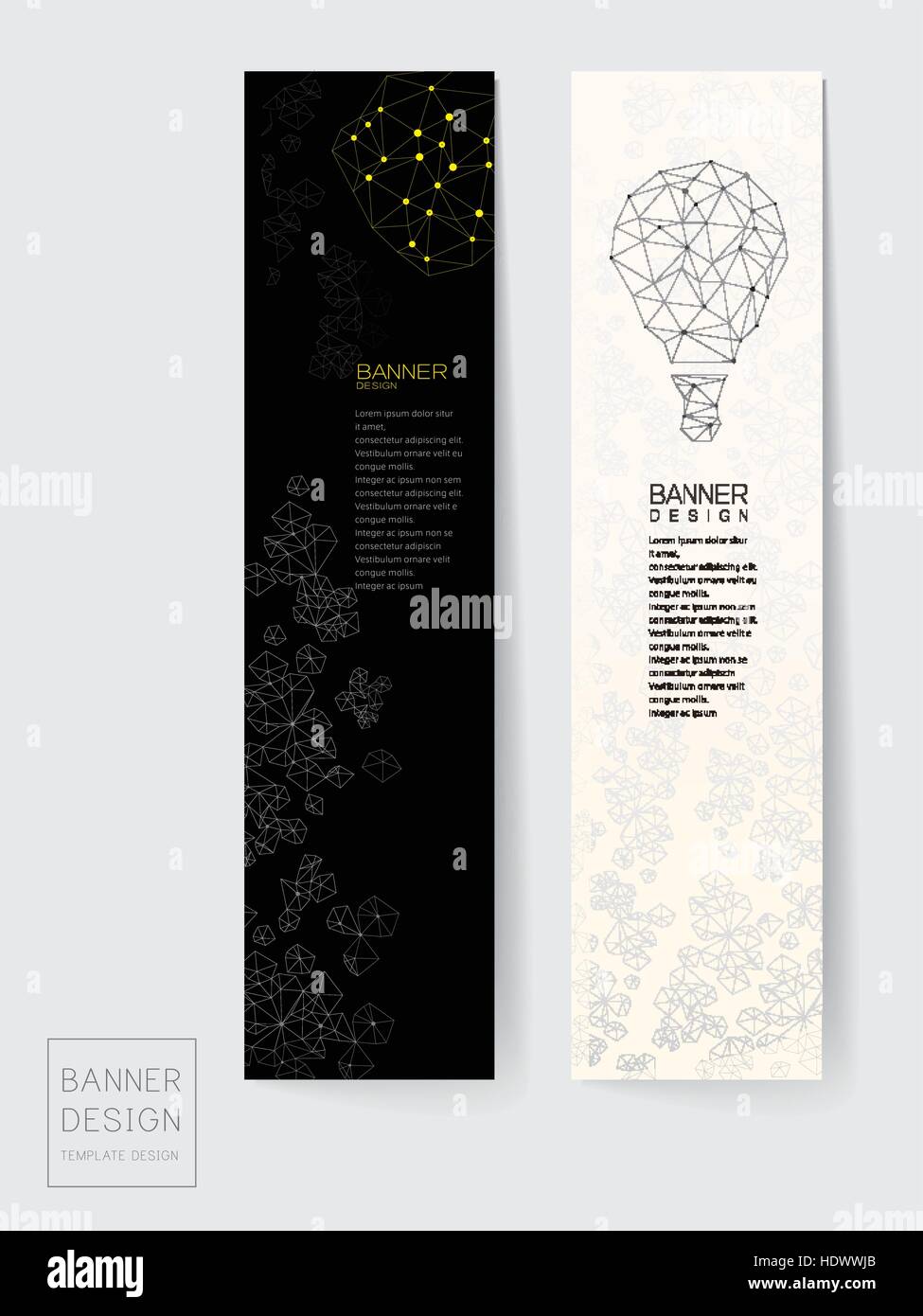 Creative banner template hi-res stock photography and images - Alamy