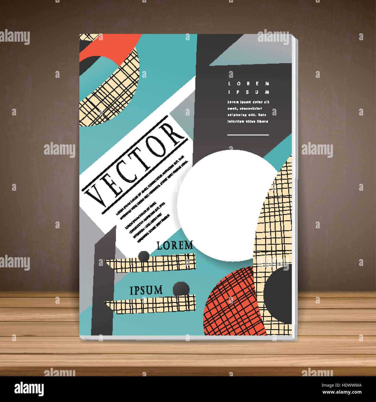 modern book cover design in collage style Stock Vector Image & Art - Alamy