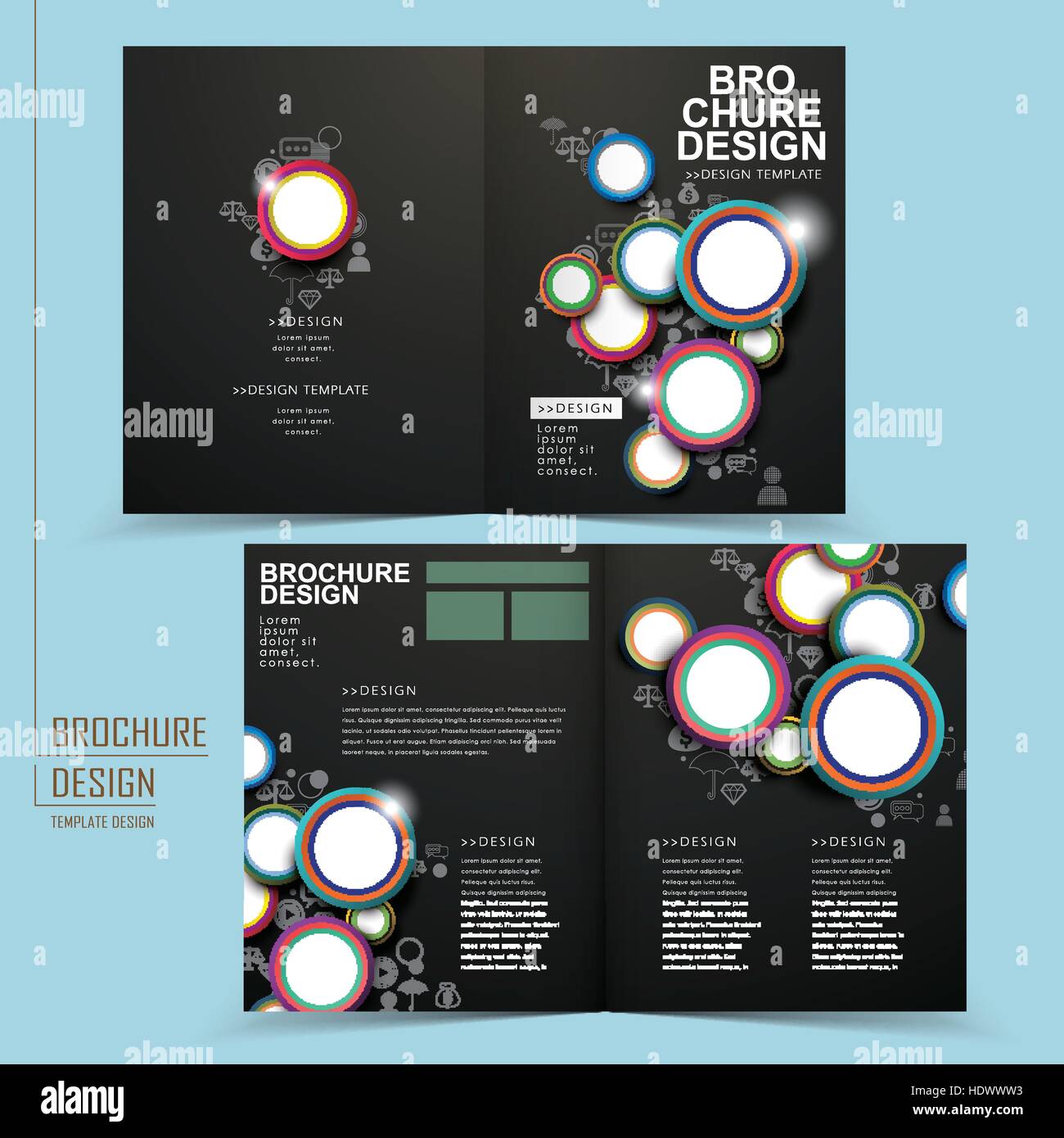Half circle frame Stock Vector Images - Alamy