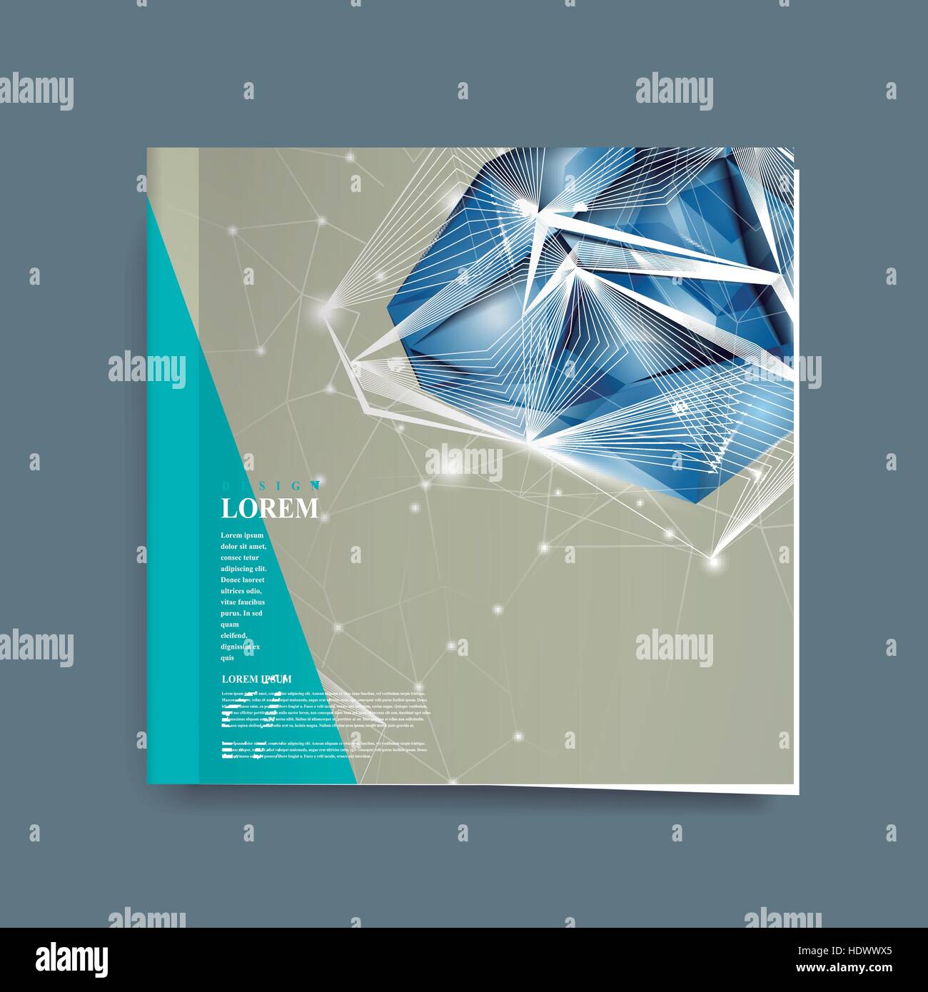 modern design for book cover with diamond element Stock Vector Image ...